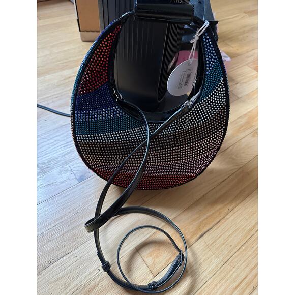 STAUD | Bags | Authentic Staud Mini Moon Crystal Bag | Poshmark